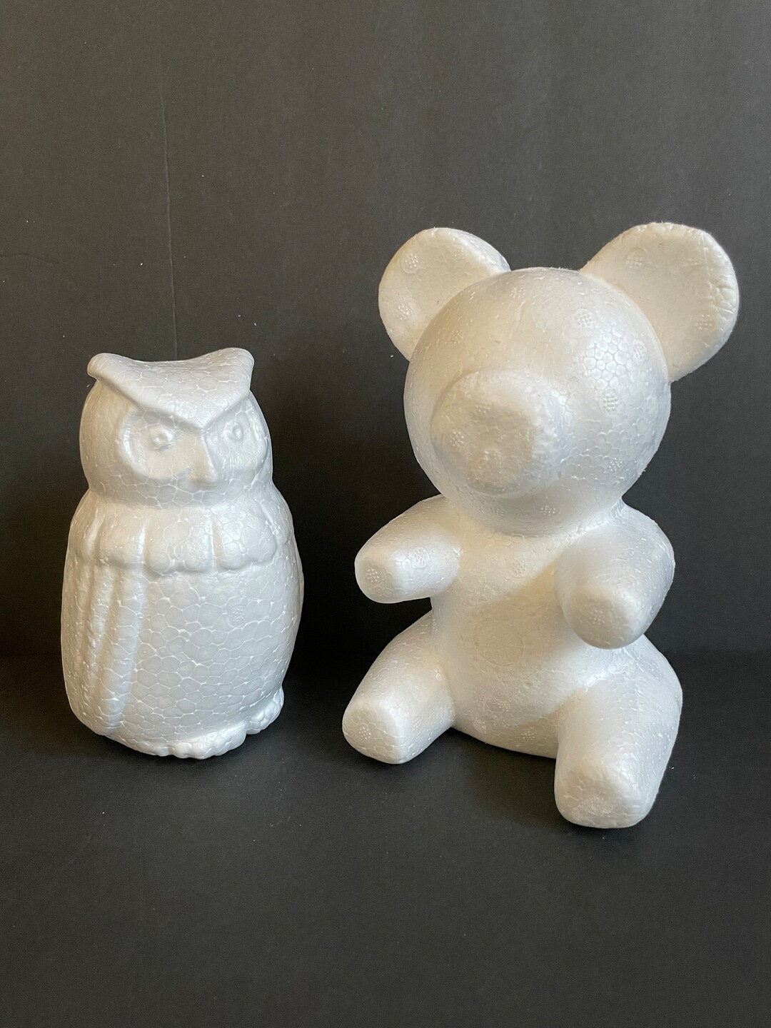 Gummy Bear, Teddy Bear, or Owl 3 Different Polystyrene/styrofoam Shapes ...