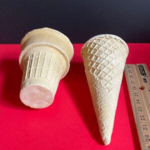 Realistic Life Size Ice Cream Cones. Cake Cone & Sugar Cone. - Etsy