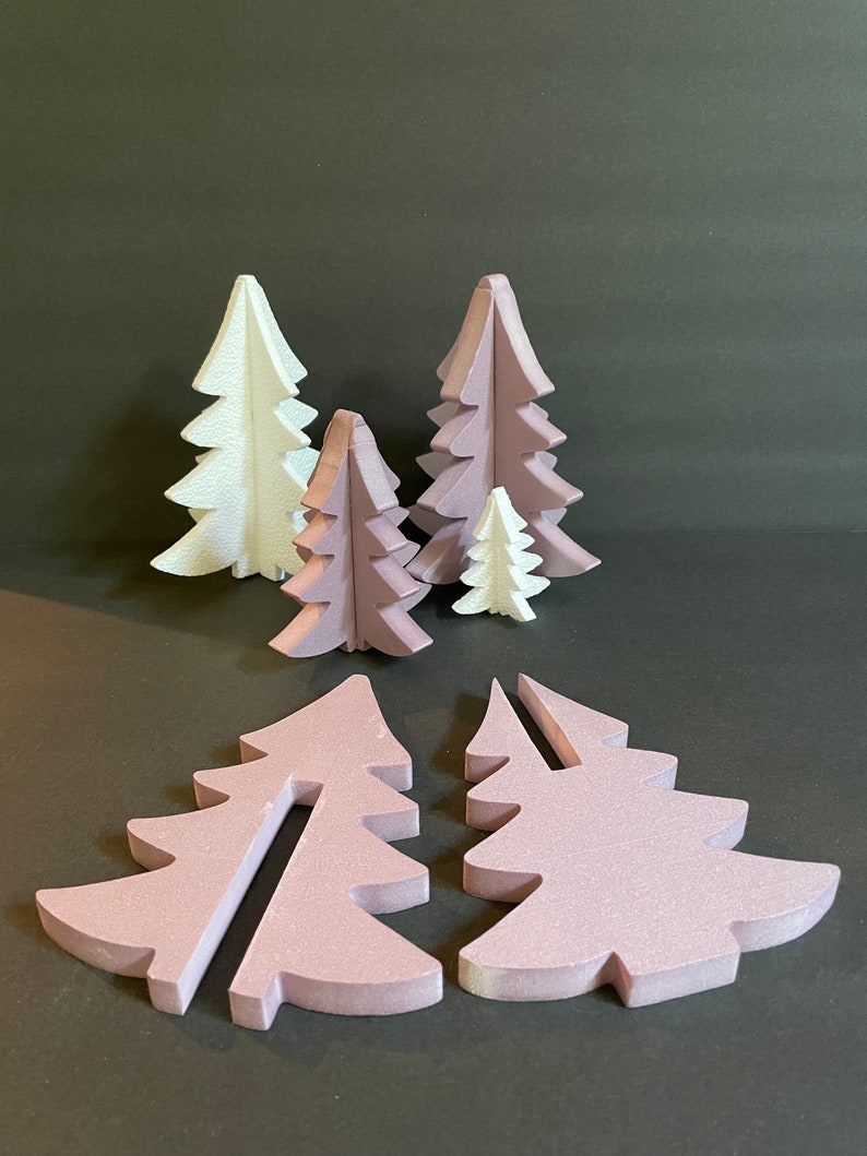 Styrofoam Interlocking Christmas Pine Trees. - Etsy