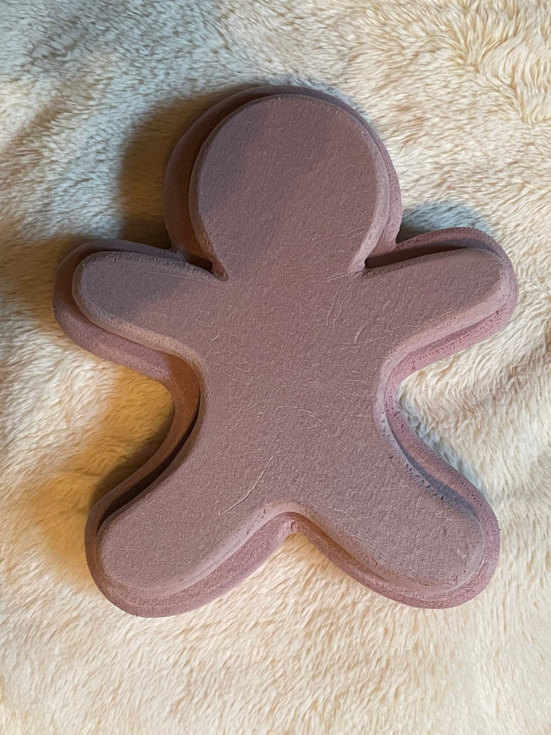 Large 2 Piece Styrofoam Gingerbread Man Cookie With Icing Cutouts. - Etsy