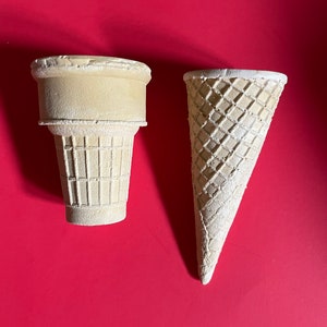 Realistic Life Size Ice Cream Cones. Cake Cone & Sugar Cone. - Etsy