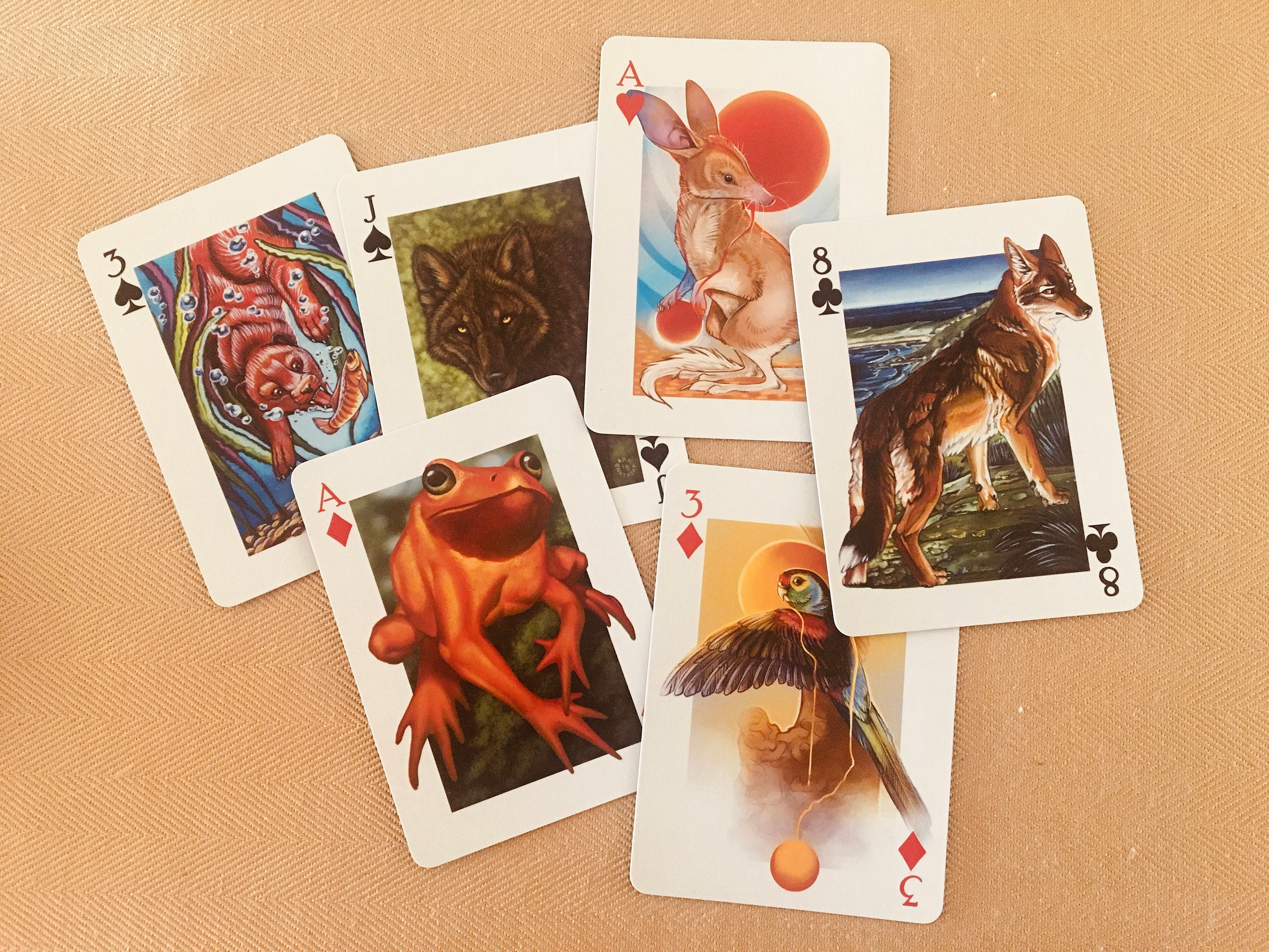 The 6th Extinction Animal Card Deck - Etsy