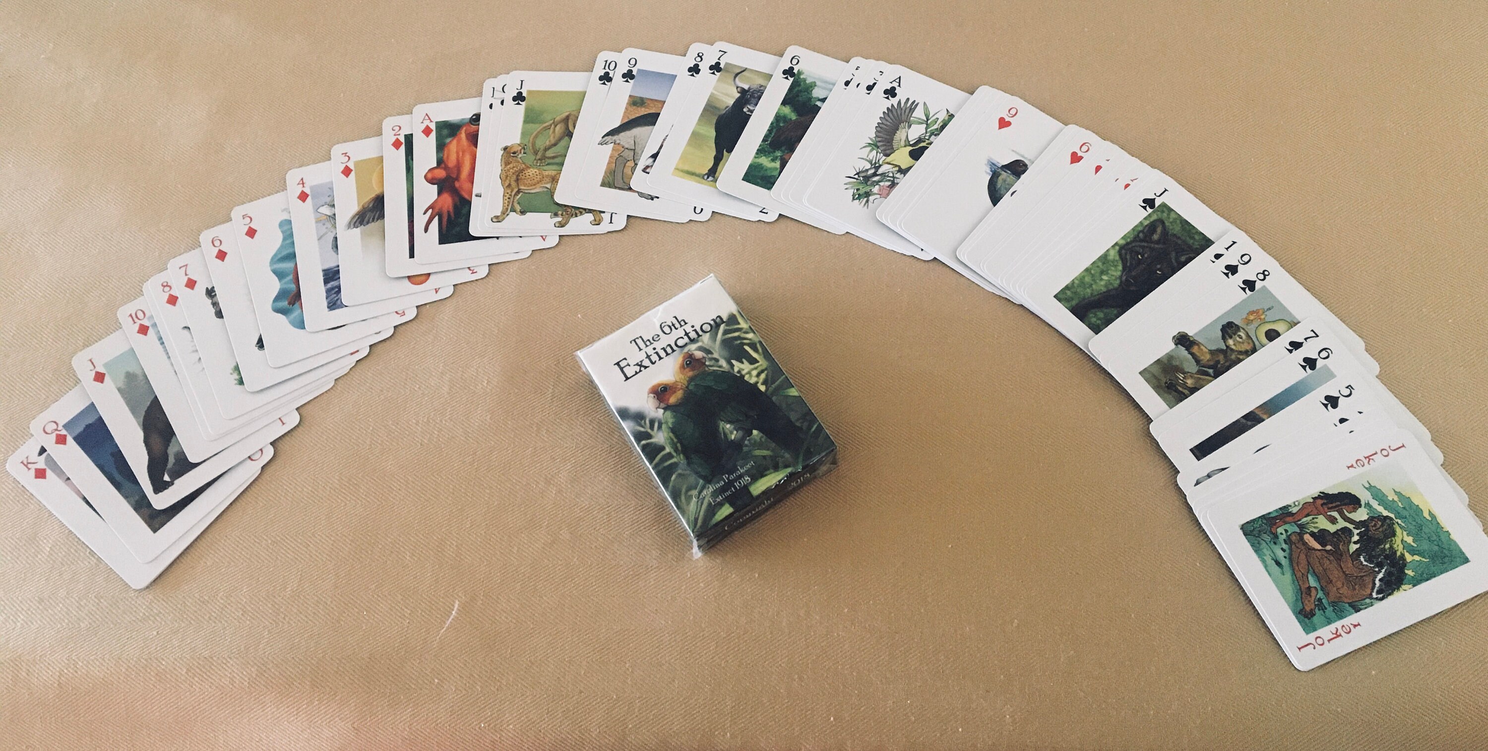 The 6th Extinction Animal Card Deck - Etsy