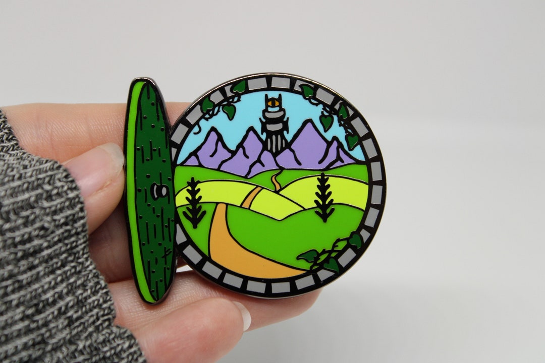 Hobbit Hole Enamel Pin - Etsy