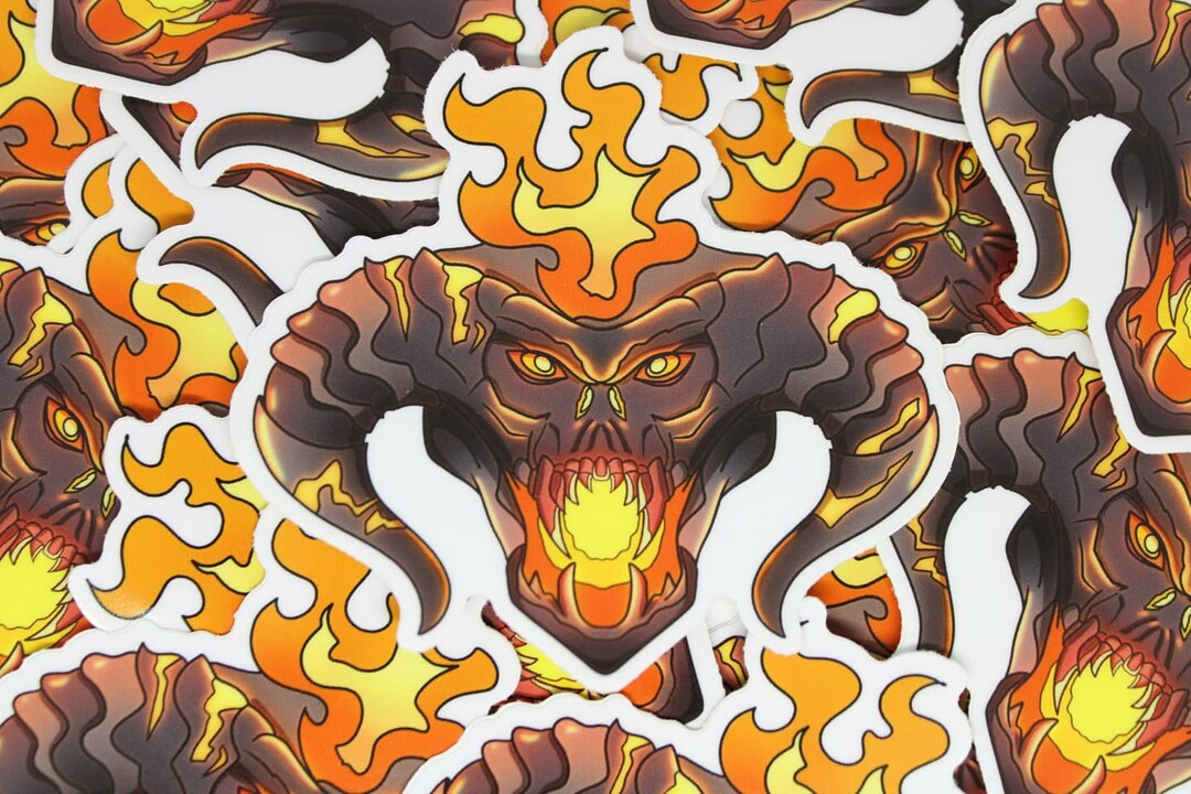 Balrog Sticker - Etsy