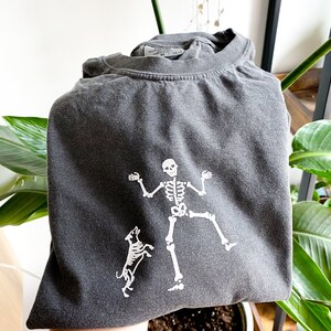 Dancing Skeleton Dog T-shirt, Dog Mom Gift - Etsy