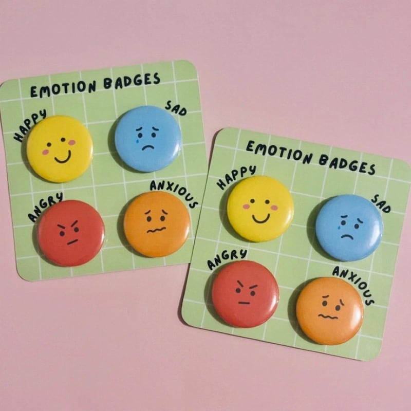 Emotions Badge - Etsy UK
