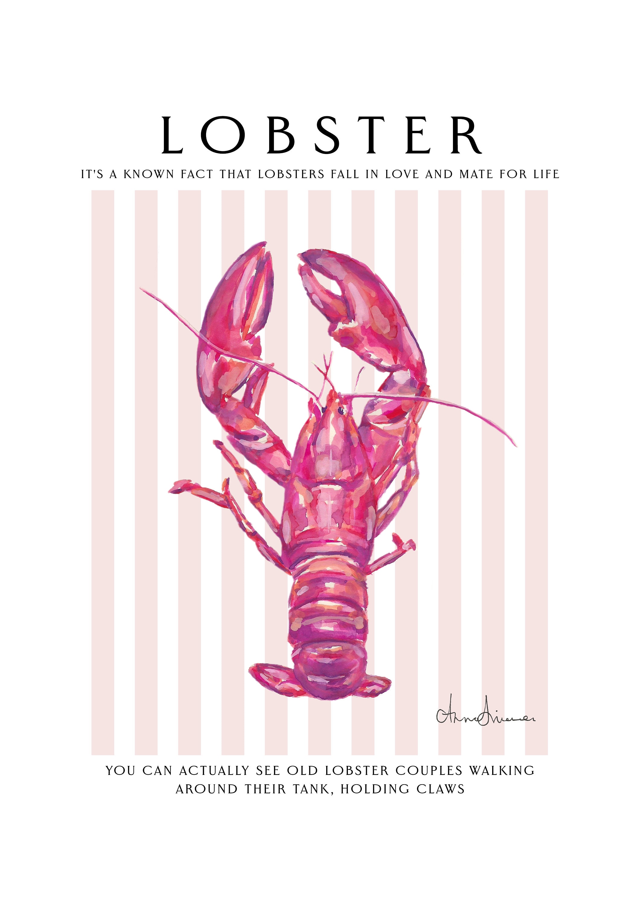 Lobster Friends Quote She's Your Lobster Lobster Print Friends Print ...