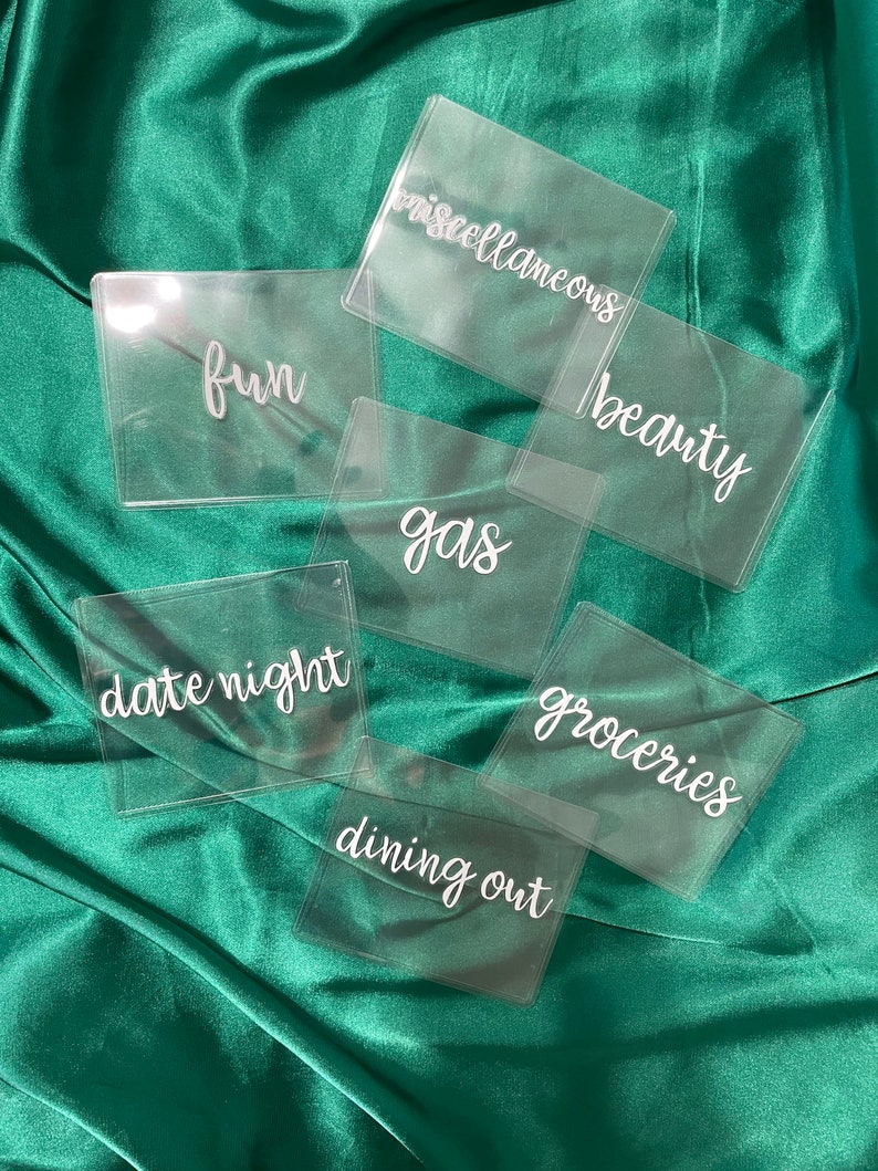 Mini Clear Cash Envelopes - Etsy