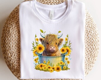 Love Highland Cow Leopard Cow Print Transfer Ready to Press - Etsy