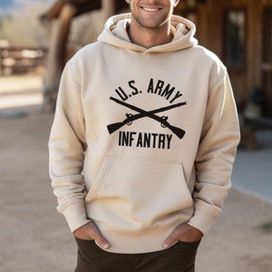 US Army Infantry T-shirt: Veteran Cross Rifle Design - Etsy