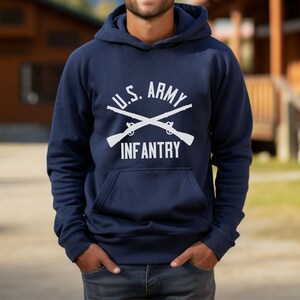 U.S. Army Infantry Hoodie Infantry Unit Hoodie Infantrymen Military ...