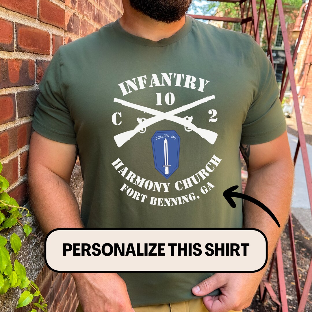 Custom Harmony Church T-shirt Basic Training Fort Benning Tshirt ...