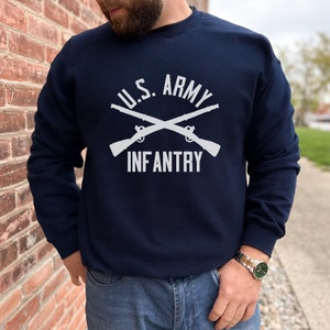 U.S Army T-shirt Infantry Cross Rifle Shirt Army Veteran Gift Idea ...