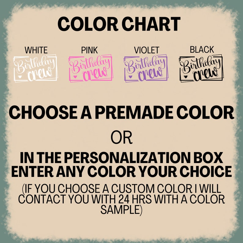 DTF Transfer Birthday Crew Birthday Party DTF It's My - Etsy