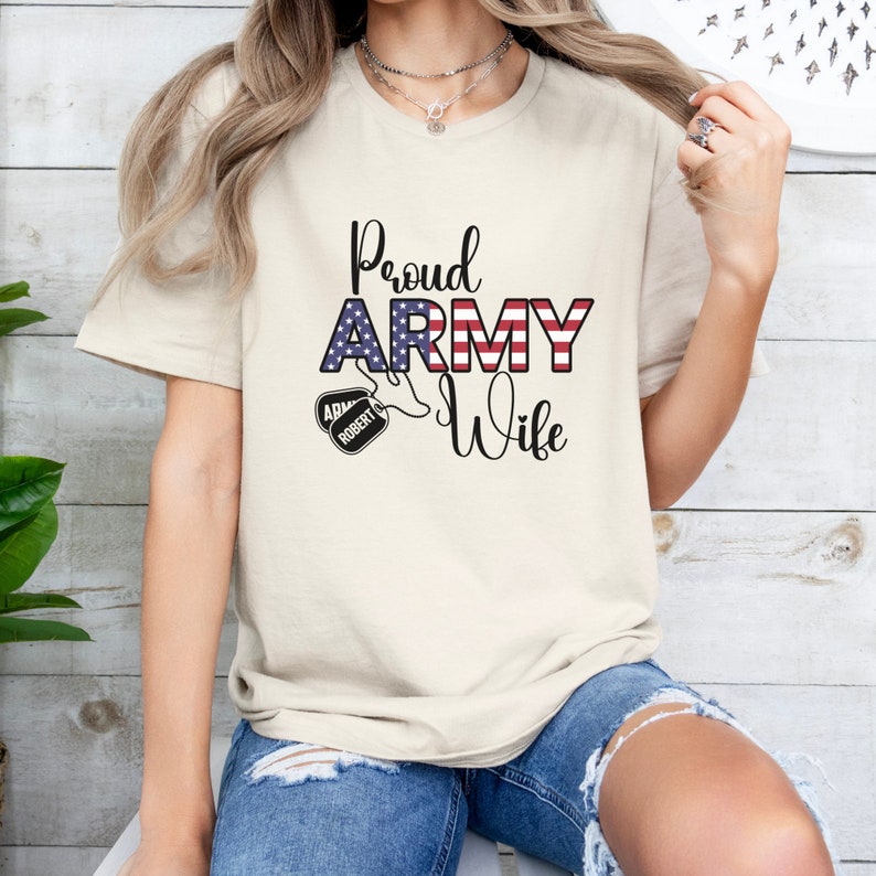 Proud Army Family Shirts Custom Army Shirts for Army Wife Army Mom Army ...