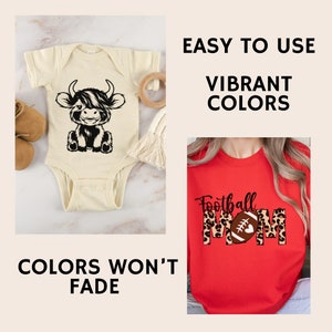 Highland Cow DTF Print Ready to Press Shaggy Cow Screen Print Farm Cow ...