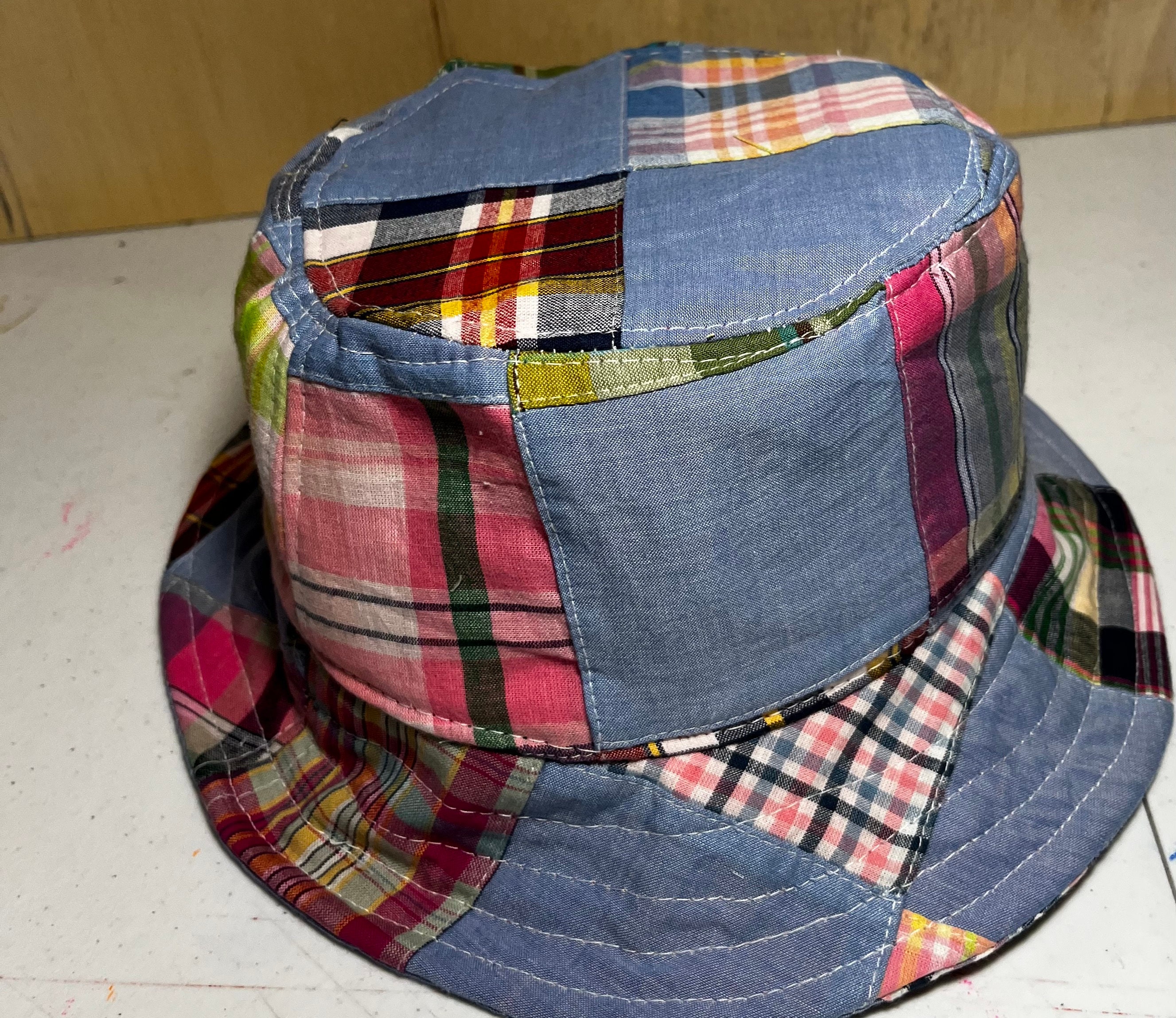 Patch Madras Bucket Hat - Etsy