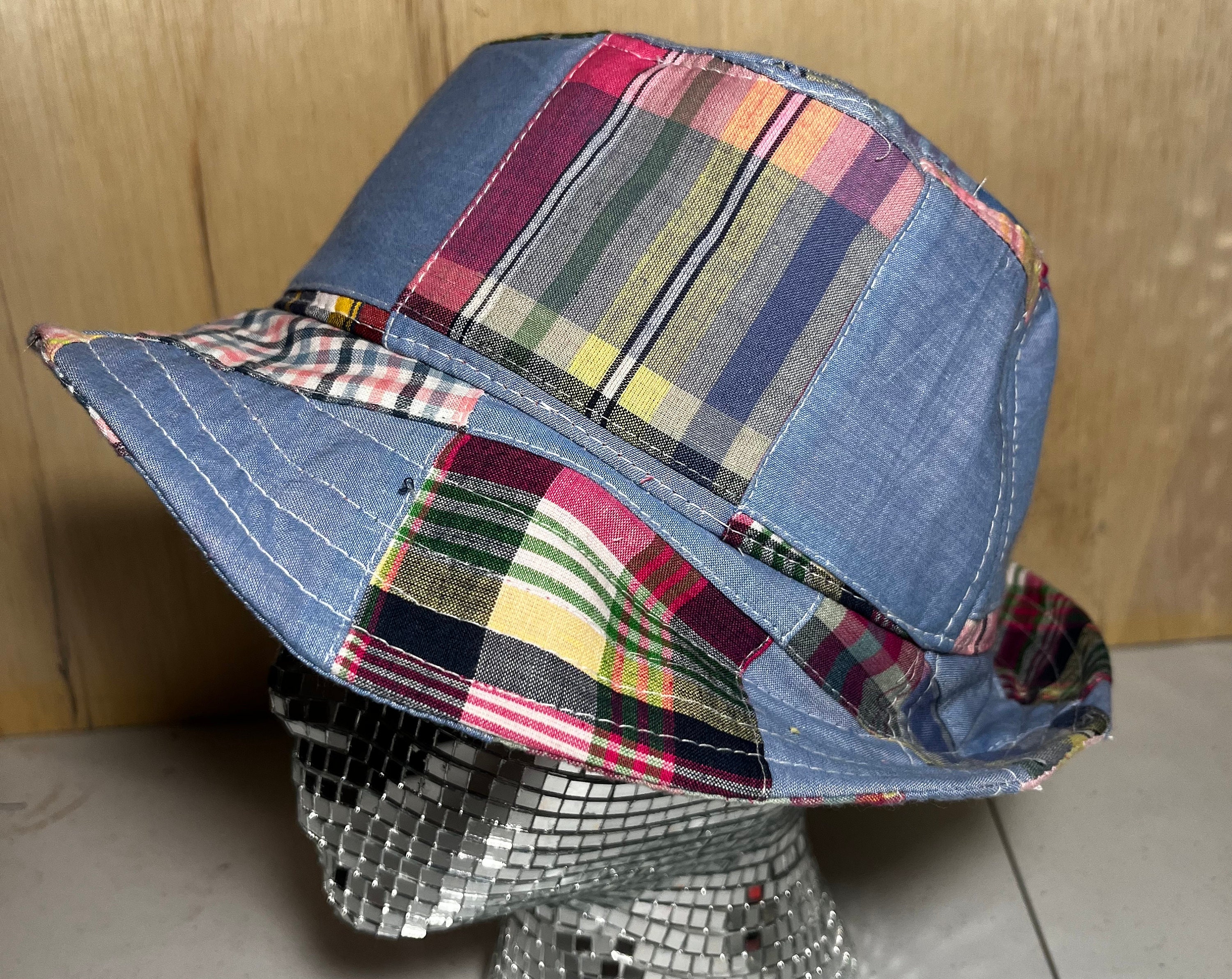 Patch Madras Bucket Hat - Etsy