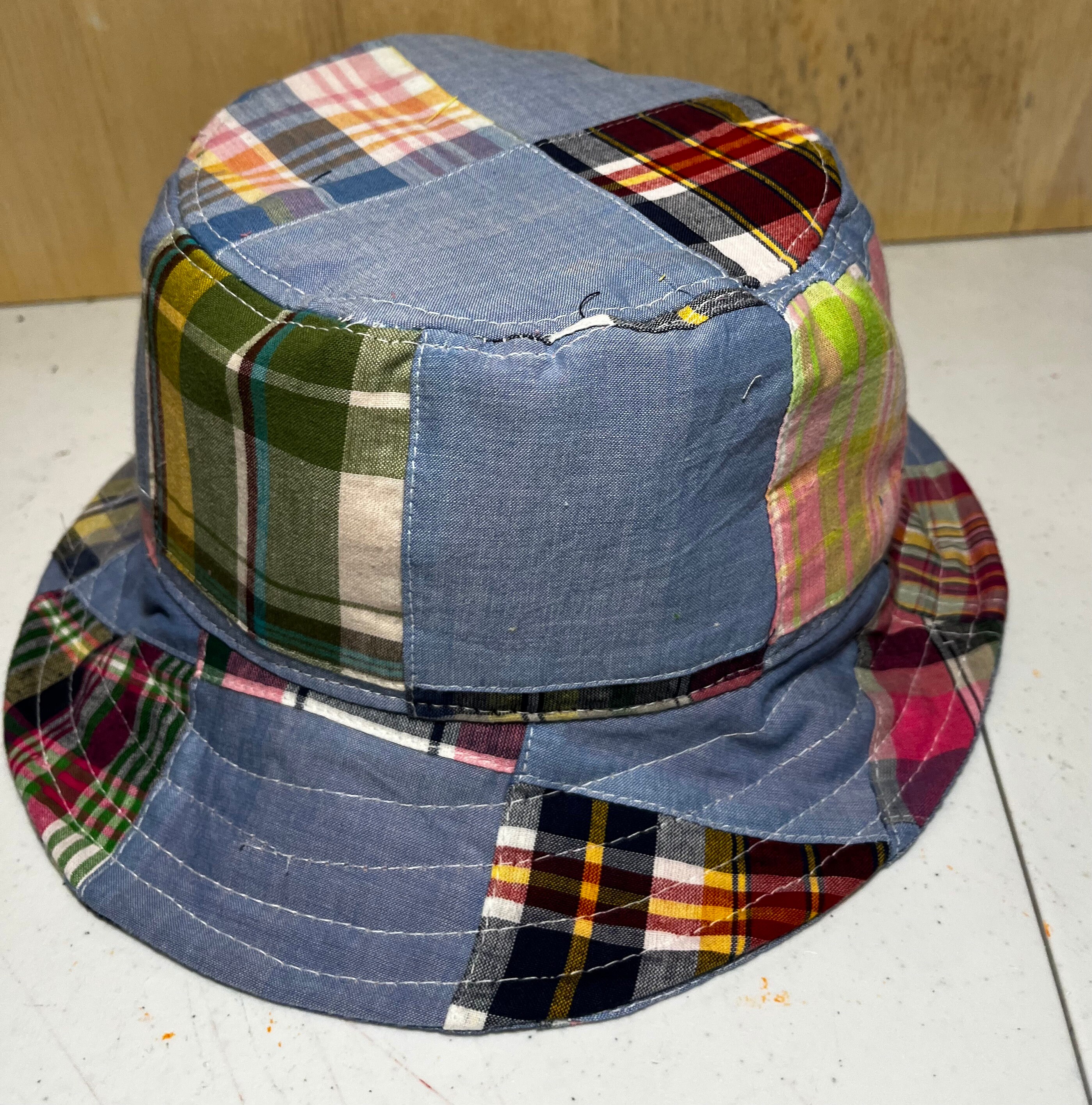 Patch Madras Bucket Hat - Etsy