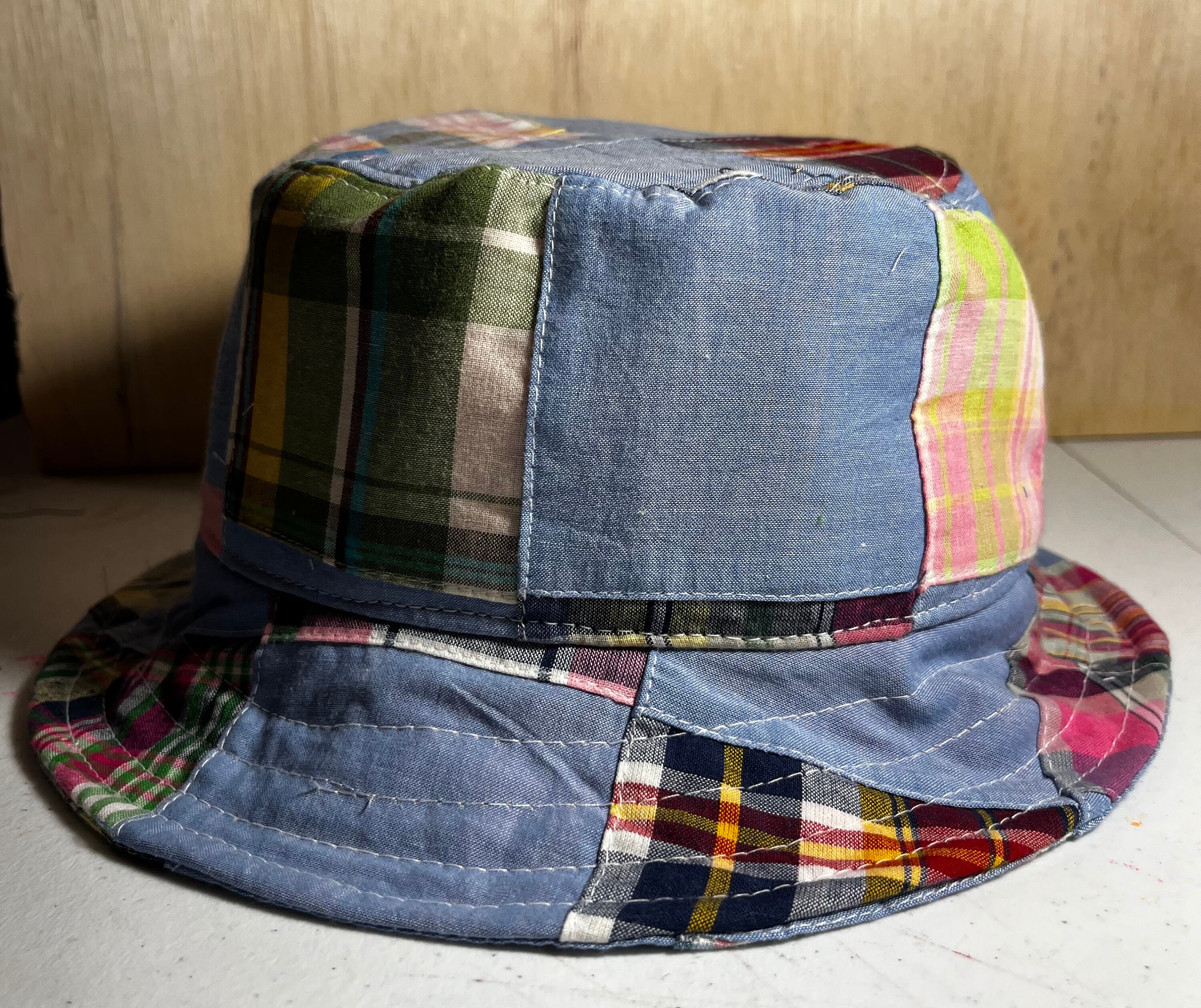 Patch Madras Bucket Hat - Etsy