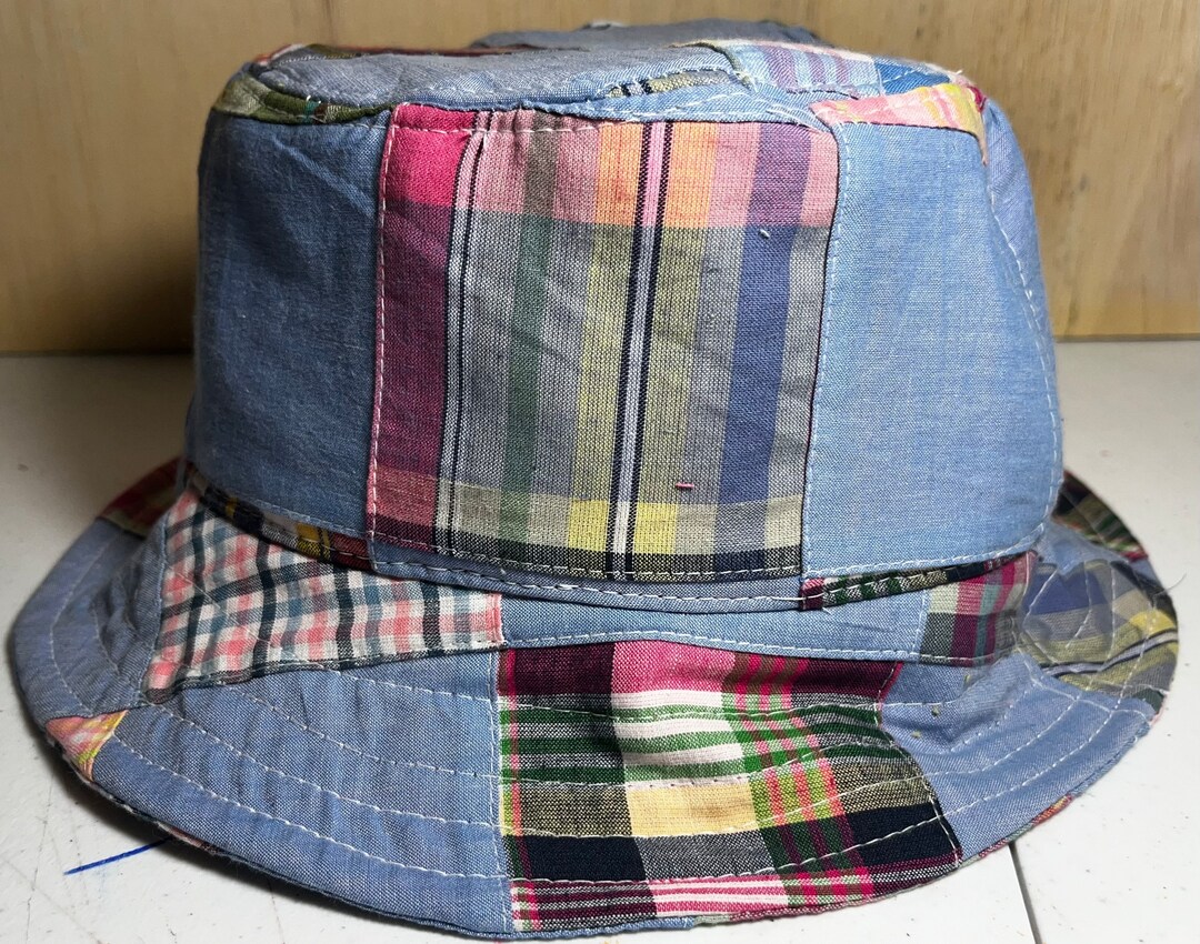 Patch Madras Bucket Hat - Etsy
