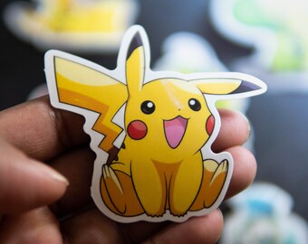 Pikachu Laptop Sticker - Etsy