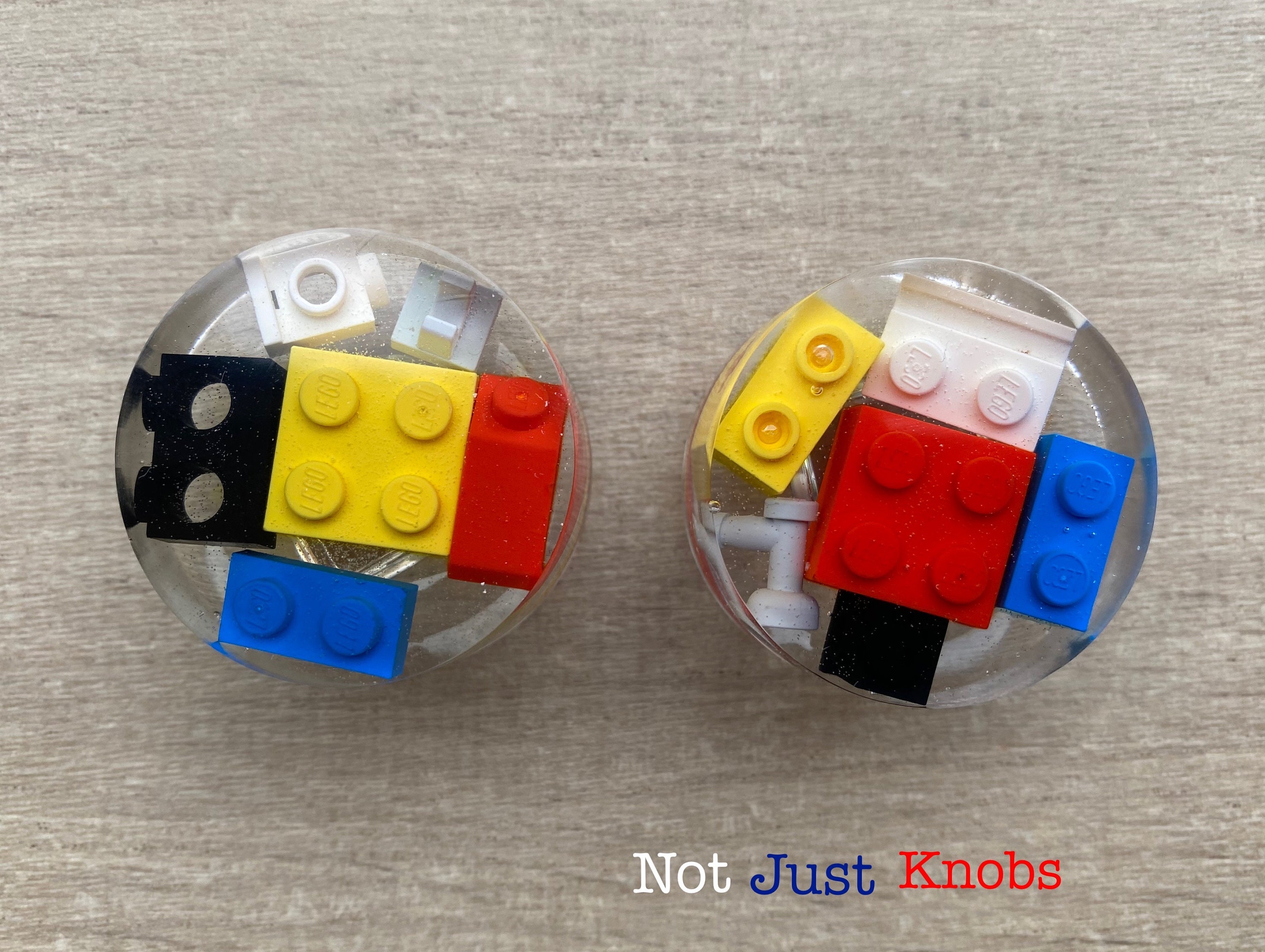Fun Drawer Knobs, Pair, Building Blocks Design, Ideal for a Childrens ...
