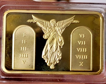 Religious Gold Bar - Etsy