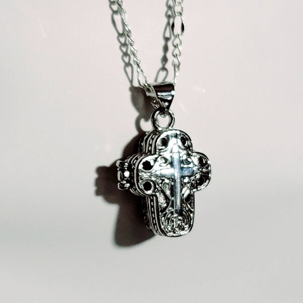 Cross Locket - Etsy