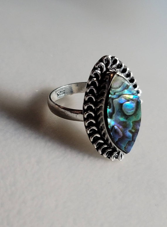 abalone shell ring abalone - Gem