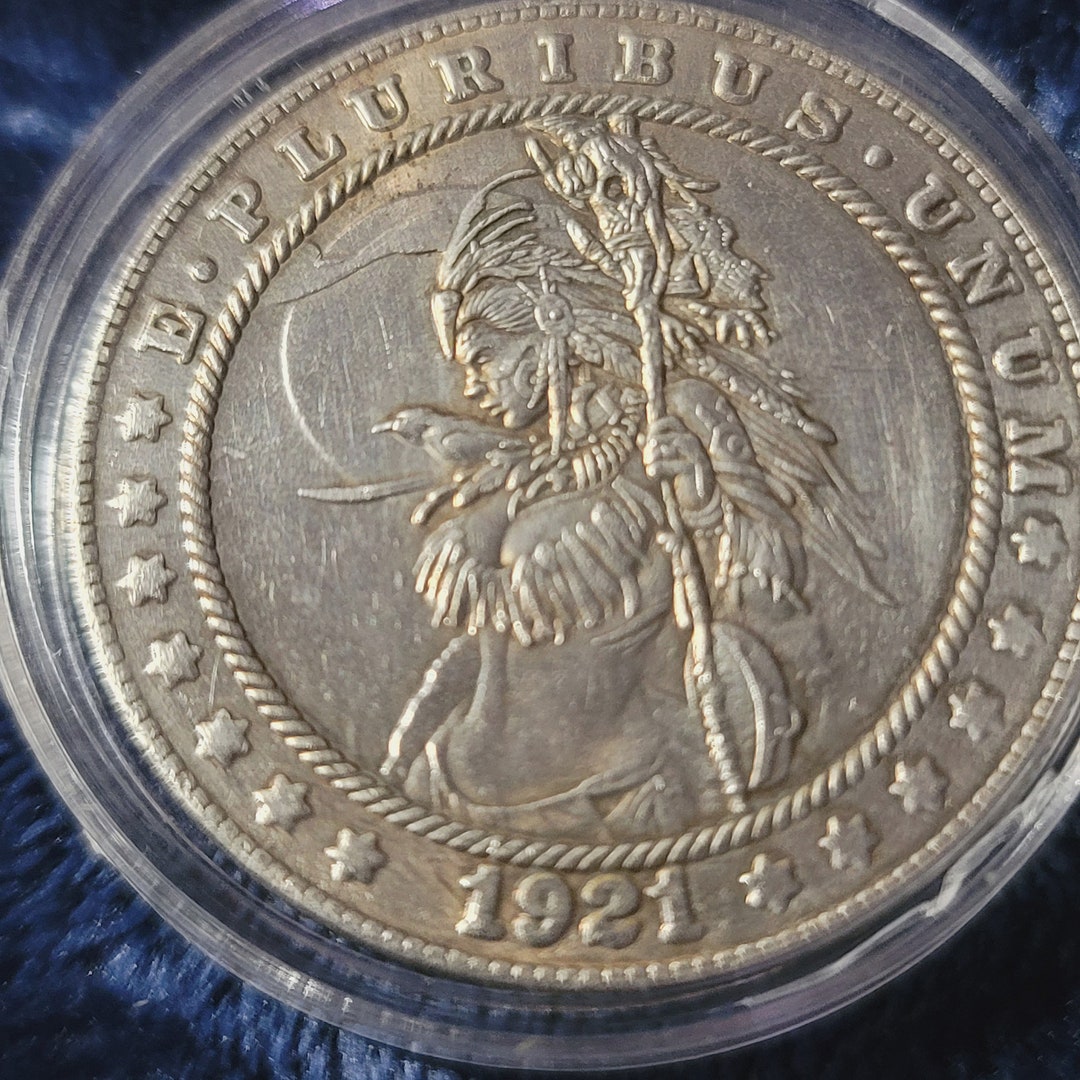 Indian Princess Warrior Hobo Coin - Etsy