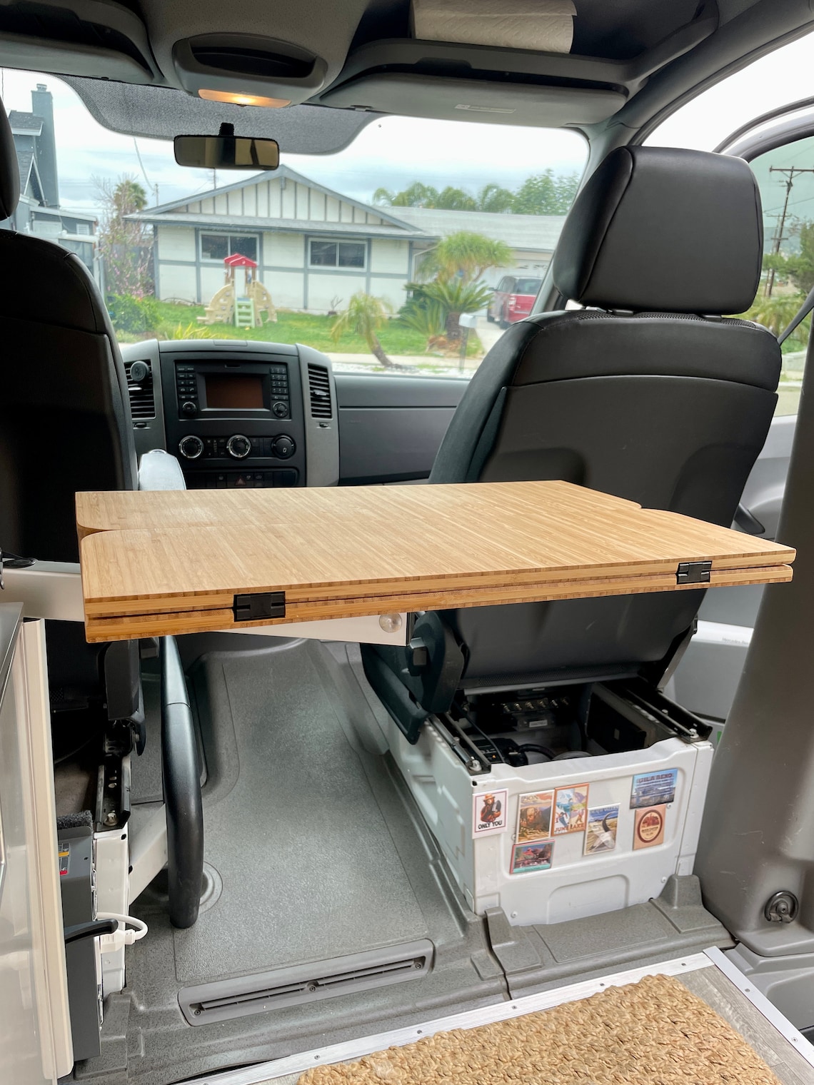 Folding Bamboo Lagun Table 1/2 Thick for Camper Vans and - Etsy