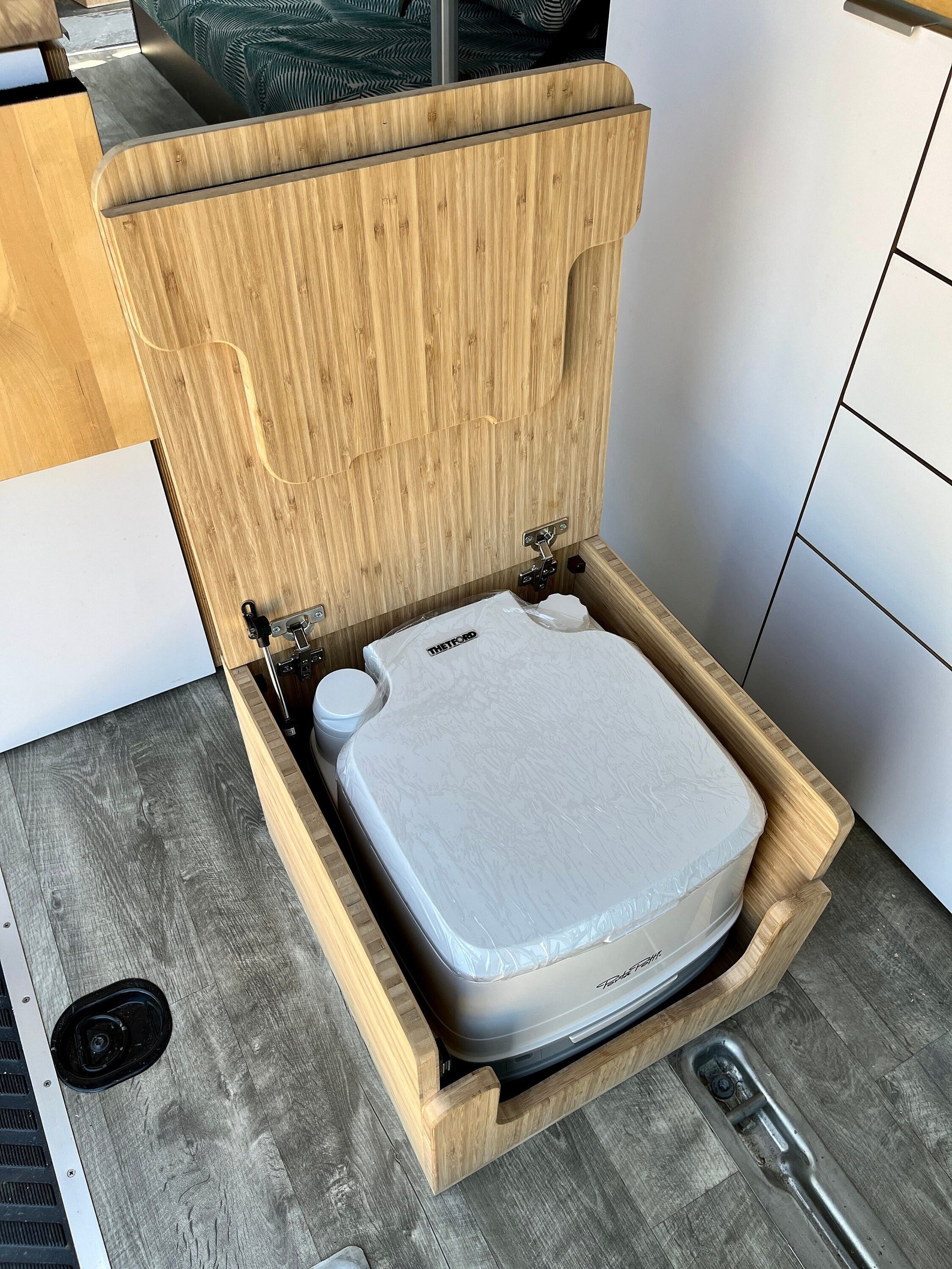 Porta Potti 345/135 Bamboo Toilet Lift Top Cabinet Flat Pack Kit - Etsy