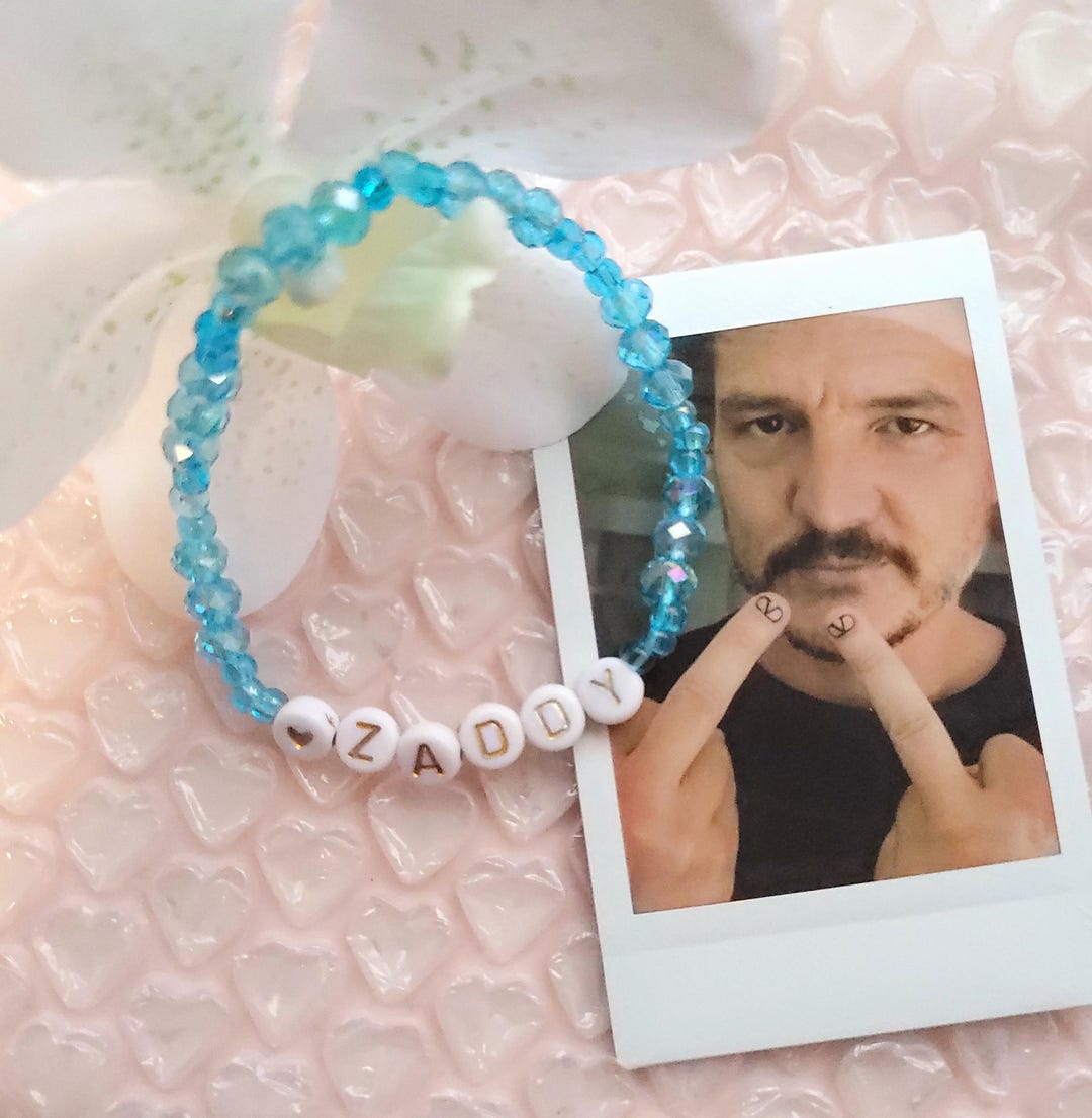 Zaddy Beaded Bracelet | Pedro Pascal | Internet Daddy - Etsy