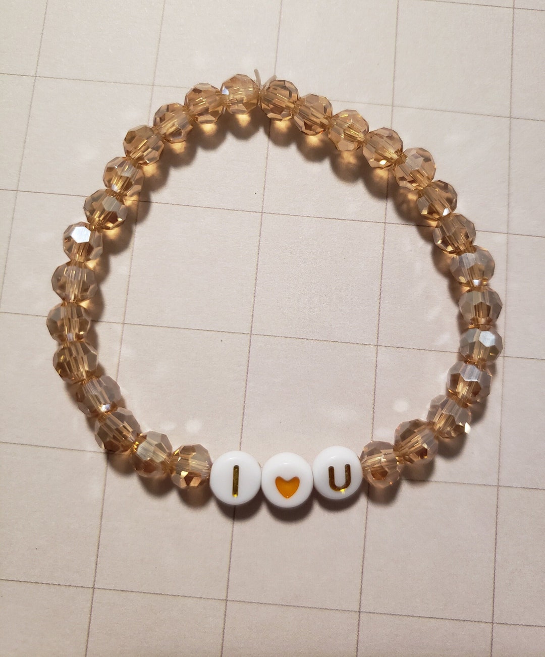I Heart U Bracelet Love Friendship - Etsy