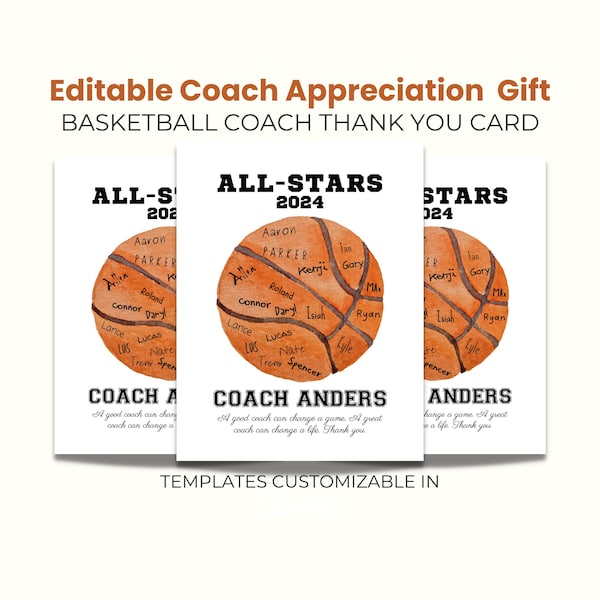 Basketball Coach - Etsy