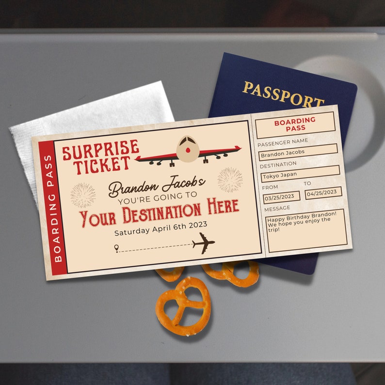 Editable Vintage Boarding Pass Bundle Printable Ticket - Etsy