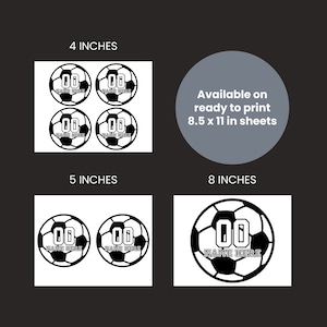 Editable Soccer Team Tags DIY Locker Room Template (downloadable) - Etsy