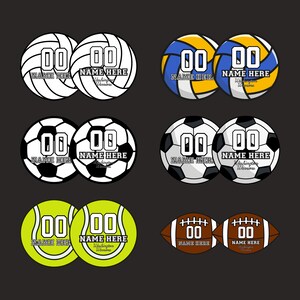 Editable Team Sport Tags Template Baseball Basketball Football ...