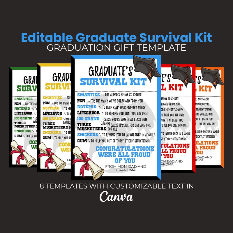 Graduation Survival Kit - Etsy