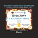 Editable School Certificate Student Geography Award, Elementary ...