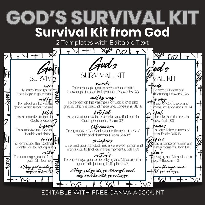 Survival Kit From God - Etsy