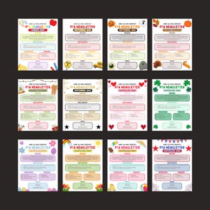 Editable Ultimate PTO PTA Flyer Bundle With Posters/flyers Recruitment ...