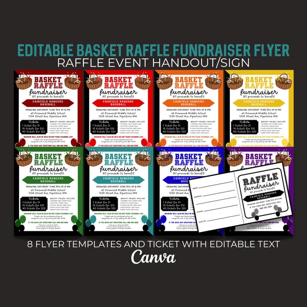 Raffle Baskets - Etsy