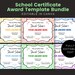 Editable Custom School Certificates, Elementary Classroom Award ...