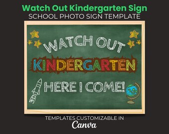 Watch Out Preschool, Back to School Photo Prop, Back to School ...