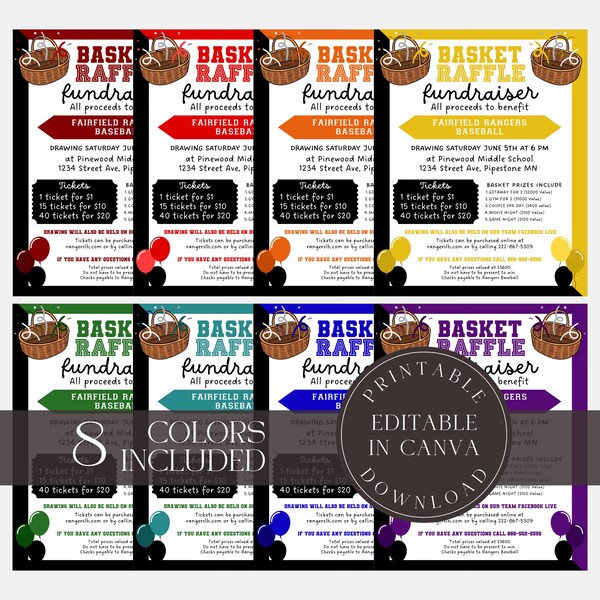 Raffle Baskets - Etsy