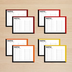 Editable Baseball Raffle Board Printable Fundraiser (canva Template) - Etsy