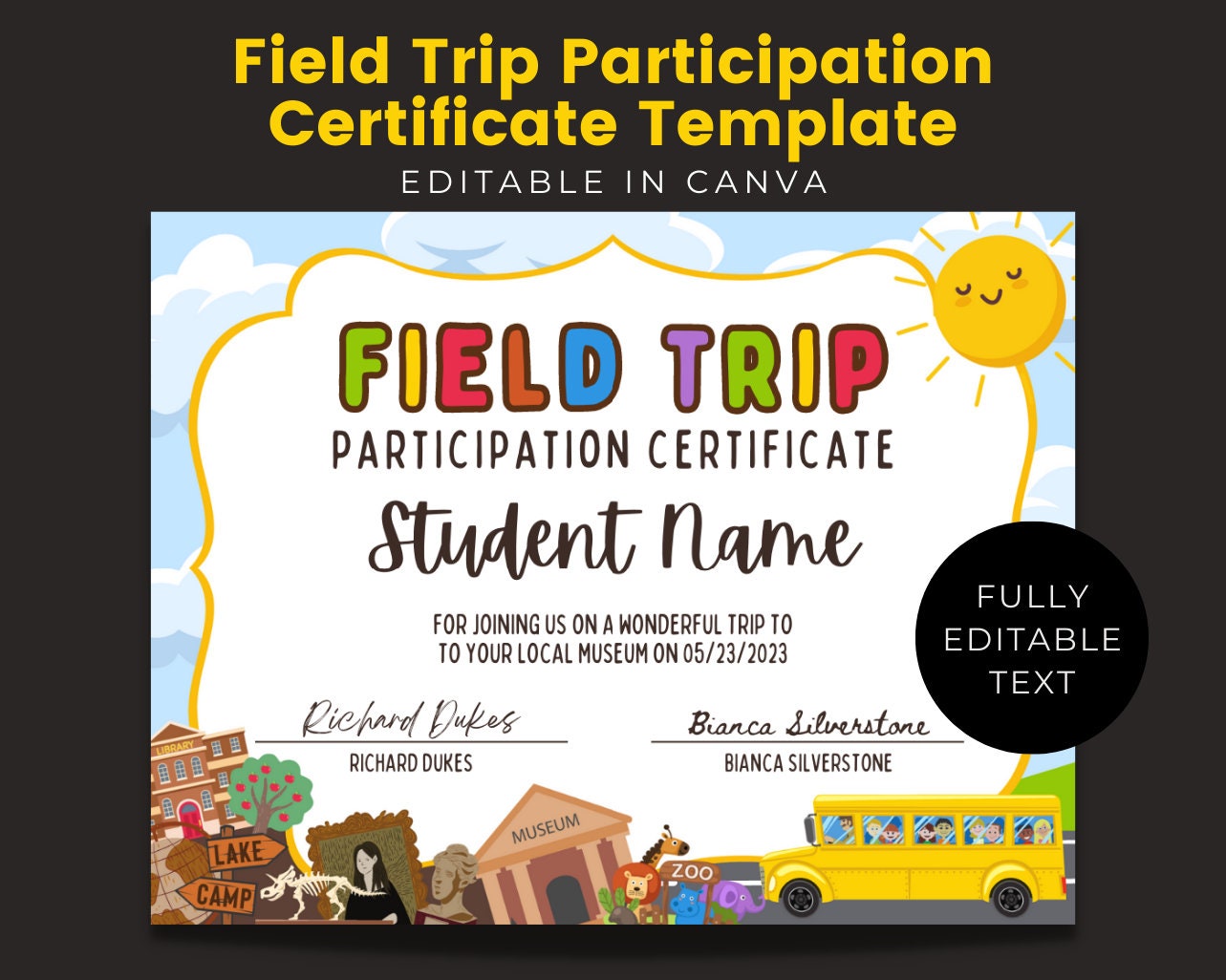 Student Participation Certificate